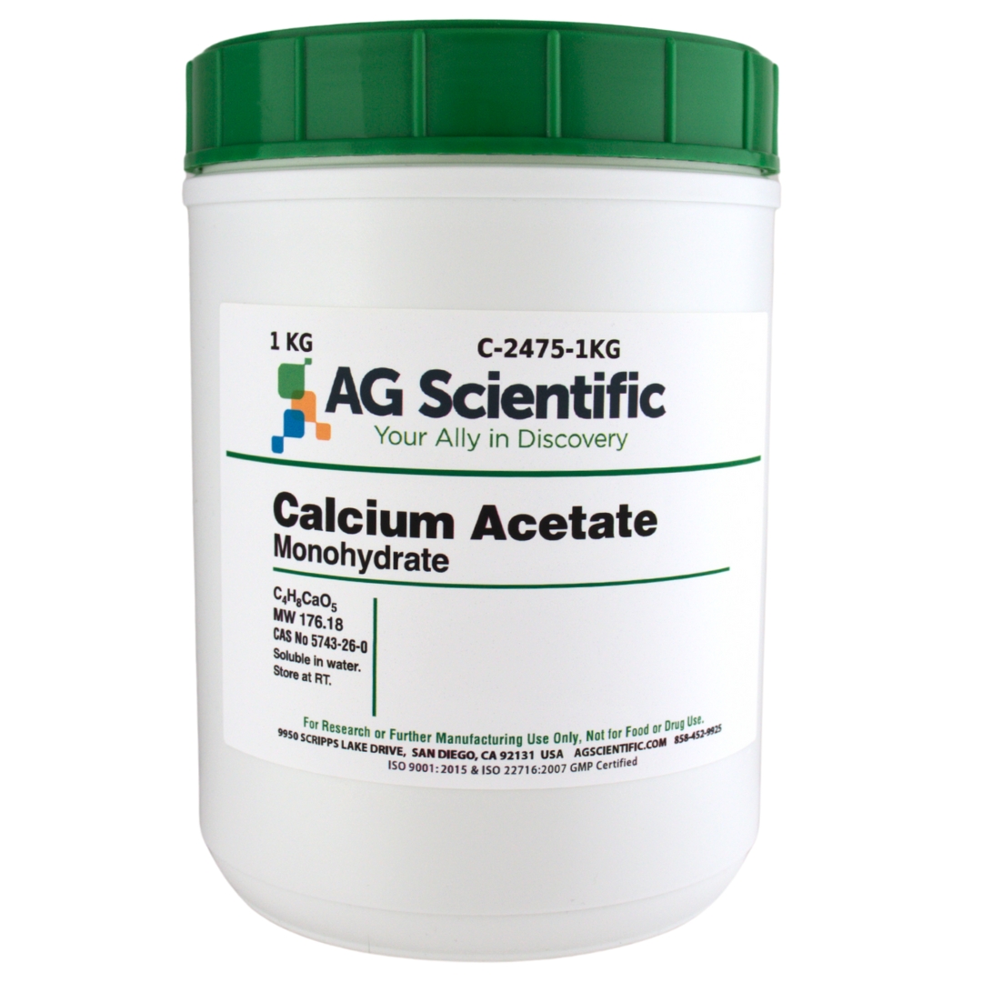 C-2475-1KG - Calcium Acetate Monohydrate, 1 KG