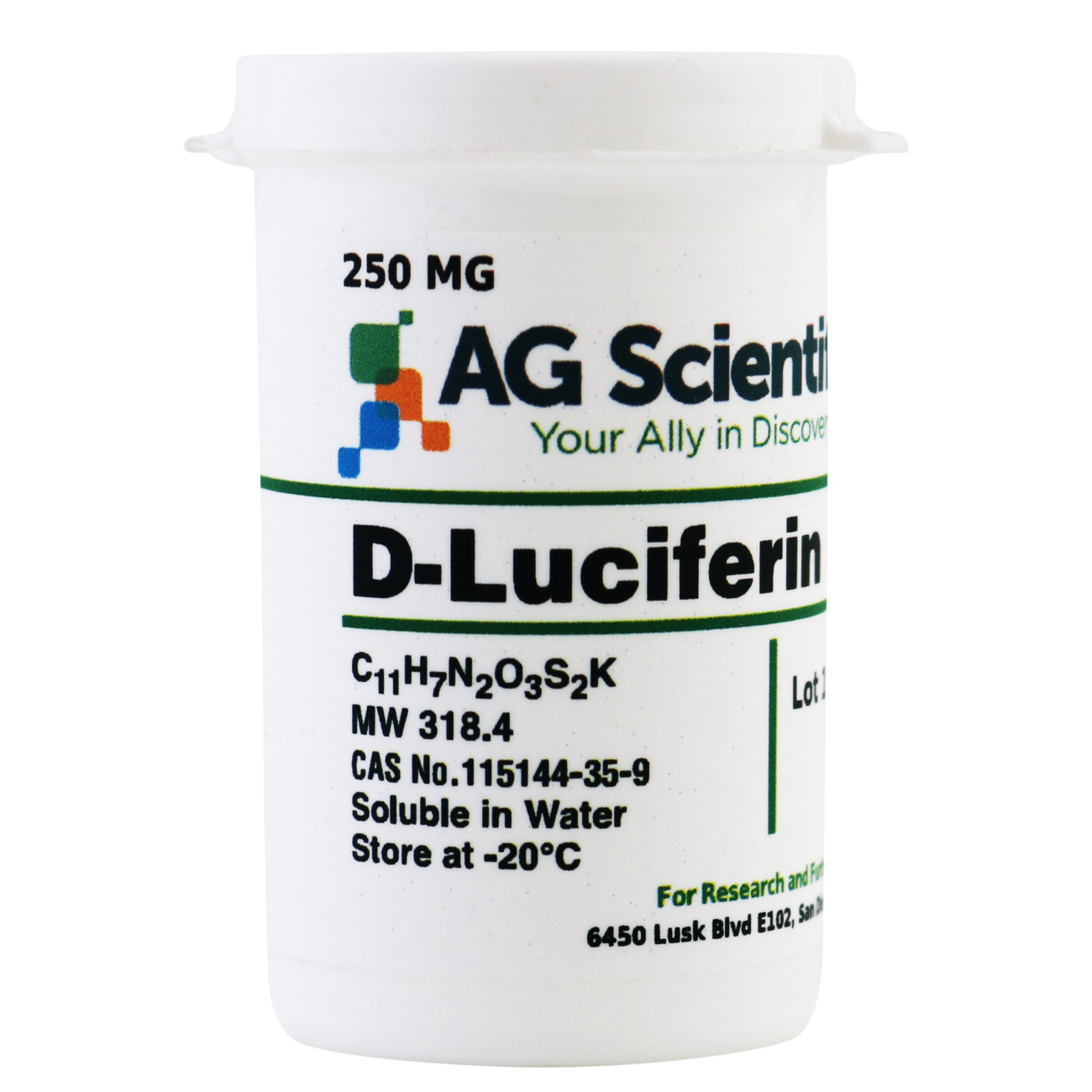 L-1207-50MG - D-Luciferin, Potassium Salt, 50 MG