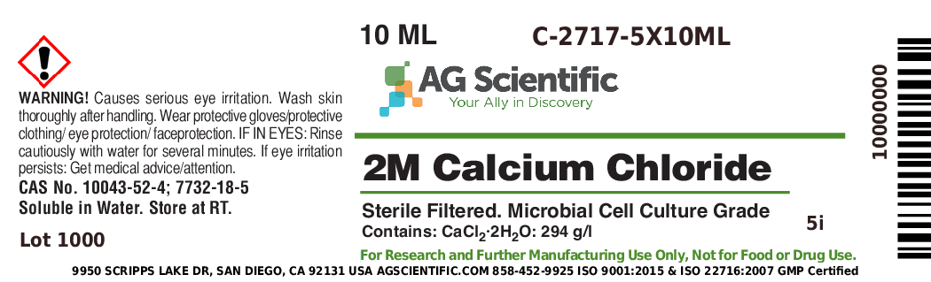 C-2717-5X10ML - Calcium Chloride 2M Solution, 5X10 ML